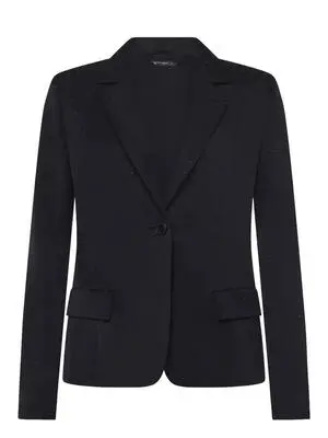 BETTY BARCLAY Embellished Single-button Blazer - Black