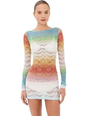 Missoni Long Sleeve Mini Dress - Multicolor