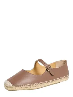 CastaÑer Pepa Mary Jane Flats - Taupe/natural