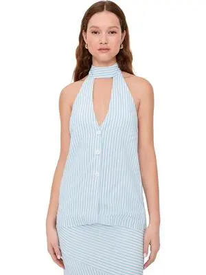 SEVEN WONDERS Dania Halter Vest Top