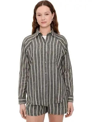 Z SUPPLY Striped Button-Down Shirt