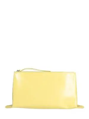JIL SANDER Leather Clutch - Yellow