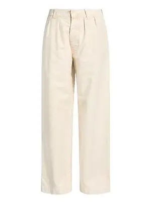 MAISON MARGIELA Cotton Gabardine Wide-leg Pants - Off White
