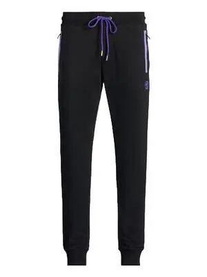 BIKKEMBERGS Pants Size Cotton, Elastane - Black