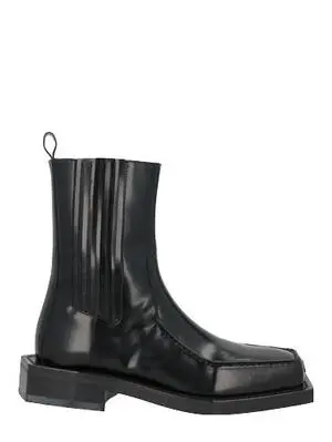 Coperni Leather Ankle Boots - Black