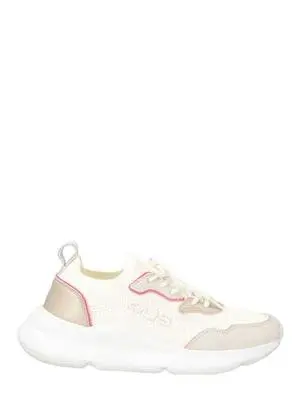Paciotti Ivory Leather Sneakers - White