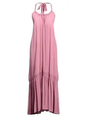 MEIMEIJ Flared Maxi Dress - Pink