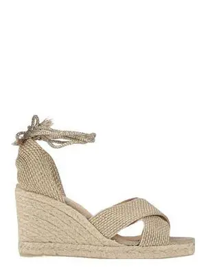 CastaÑer Espadrille Wedge Sandals - Gold