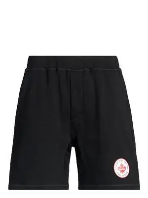 Dsquared2 Cotton Bermuda Shorts - Black