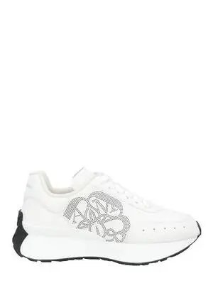 Alexander McQueen Low-top Leather Sneakers - White