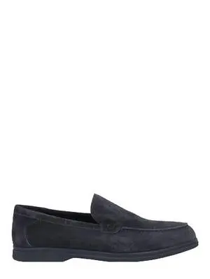 DOUCAL'S Leather Loafers - Navy