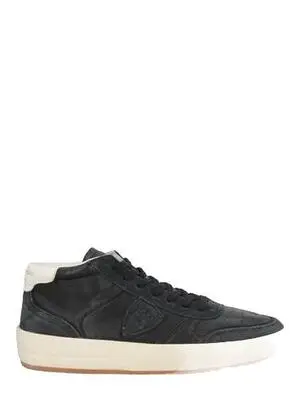 Philippe Model Leather Sneakers - Black