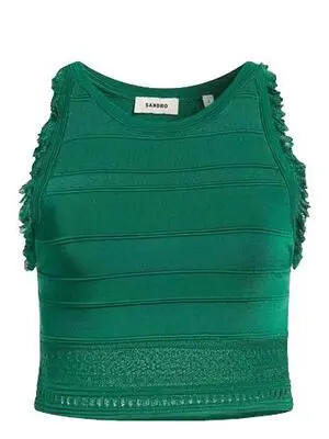 Sandro Knitted Top - Green