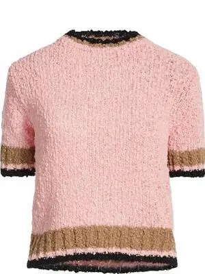 VICOLO Sweater In Cotton And Polyamide - Pink