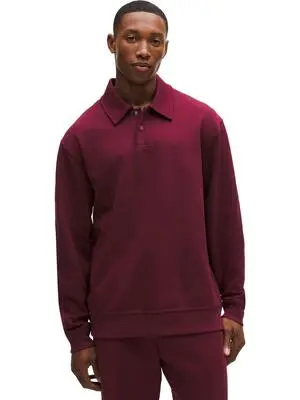 Lululemon Grand Standard Long-sleeve Polo Shirt - Burgundy Bay