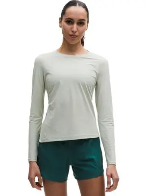 Lululemon Side-ruched Running Long-sleeve Shirt - Meadow Haze