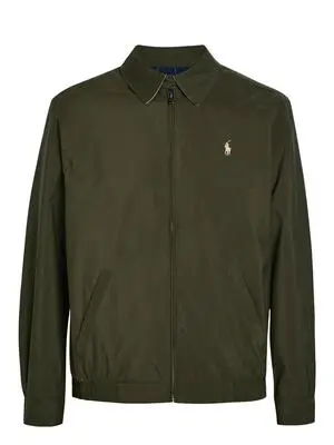 Polo Ralph Lauren Brushed Poplin Bomber Jacket - Olive