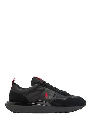 Polo Ralph Lauren Train 89 Panelled Mesh Sneakers - Black