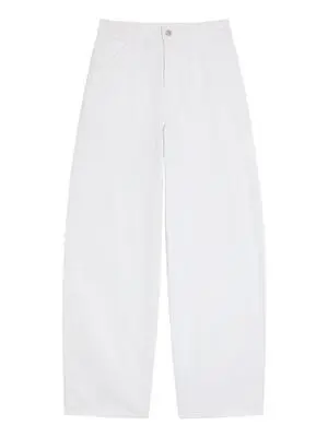 LEMAIRE Curved Wide-leg Jeans - Off White