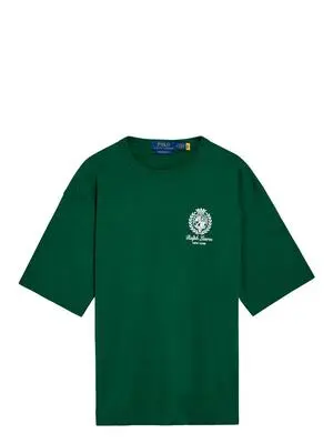 Polo Ralph Lauren Printed Crest Cotton T-shirt - Green