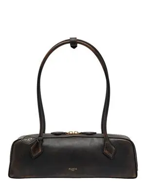 ALAÏA Le Teckel Medium Grained Leather Shoulder Bag
