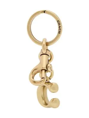 COACH Logo Bag Charm - Gold