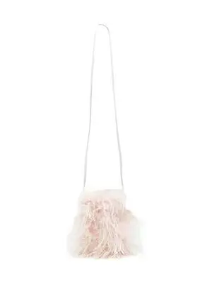YVES SALOMON Feather Satchel