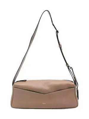 Max Mara Mxaskipper Leather Shoulder Bag - Brown