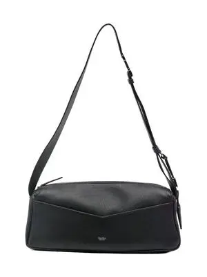 Max Mara Mxaskipper Leather Shoulder Bag - Black