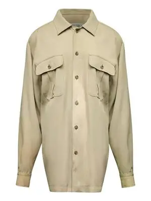 MAISON MARGIELA Button-up Shirt Dress - Neutrals
