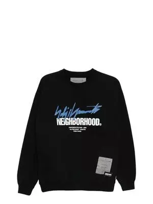 Yohji Yamamoto X Neighborhood Logo-print Sweatshirt - Black