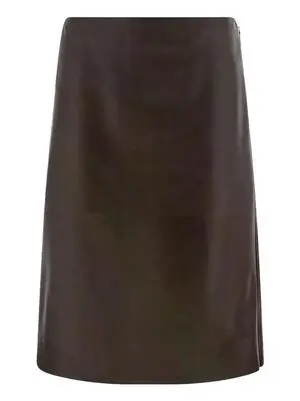 SALVATORE FERRAGAMO Nappa Pencil Skirt