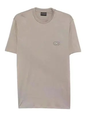 Emporio Armani Logo T-shirt - Neutrals