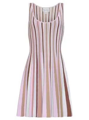 Cara Cara Leila Striped Mini Dress Pink
