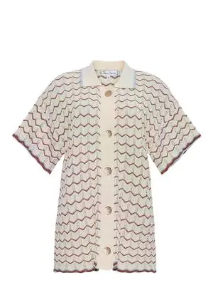 Cara Cara Hayes Zigzag Shirt - Neutrals