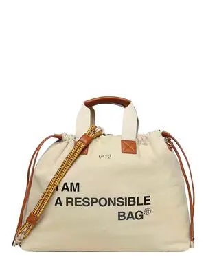 V°73 Responsibility Shoulder Bag - White