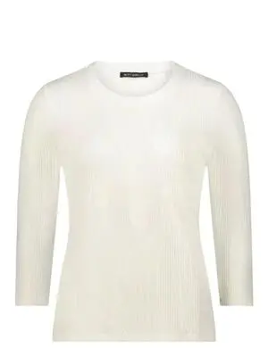 BETTY BARCLAY Textured Top - Neutrals