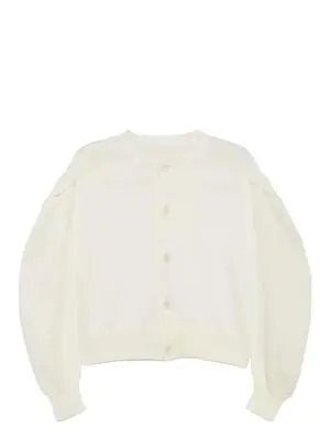 Issey Miyake Button Cardigan - Neutrals