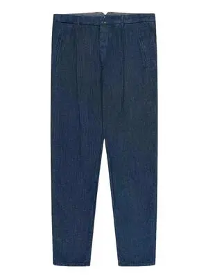 Incotex Pleated Five-pocket Jeans - Blue