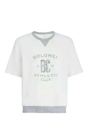 Brunello Cucinelli Printed T-shirt - Neutrals