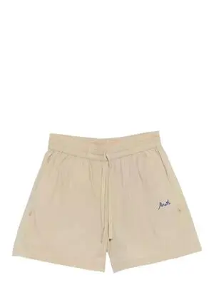 P.a.r.o.s.h Logo-Detail Shorts Neutrals