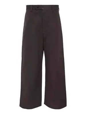 Comme Des Garçons Wide-leg Trousers - Brown