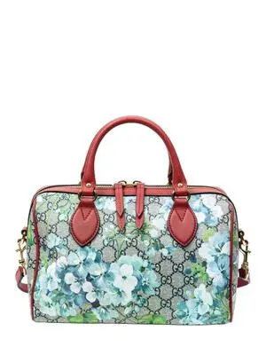 Gucci Gg Blooms Two-way Handbag - Blue