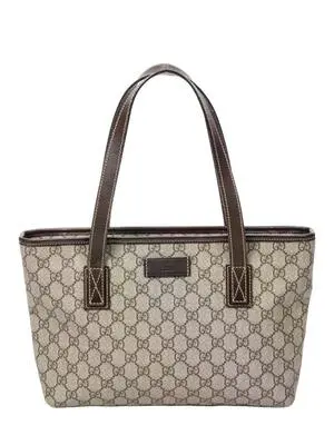Gucci Gg Supreme Tote - Neutrals