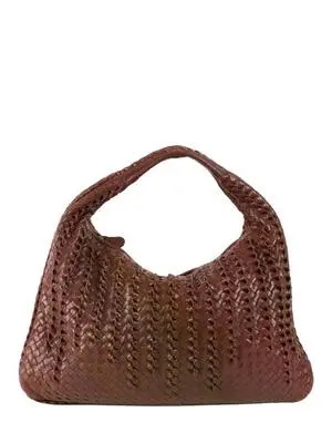 Bottega Veneta 2009 Intrecciato Shoulder Bag - Brown