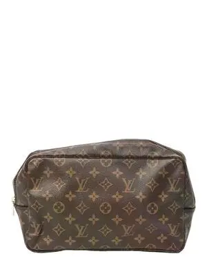 LOUIS VUITTON Pochette Toilette Pouch - Brown