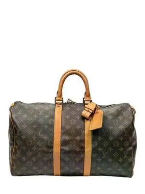 LOUIS VUITTON 1986 45 Keepall Travel Bag - Brown