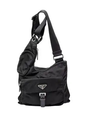 Prada Re-nylon Shoulder Bag - Black