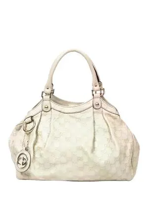 Gucci Sukey Ssima Tote - White