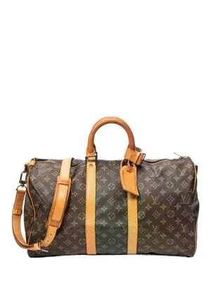 LOUIS VUITTON Keepall Bandoulière Holdall - Brown
